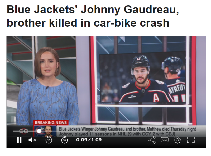 Johnny Hockey killed in unimaginable tragedy with brother Matthew ...